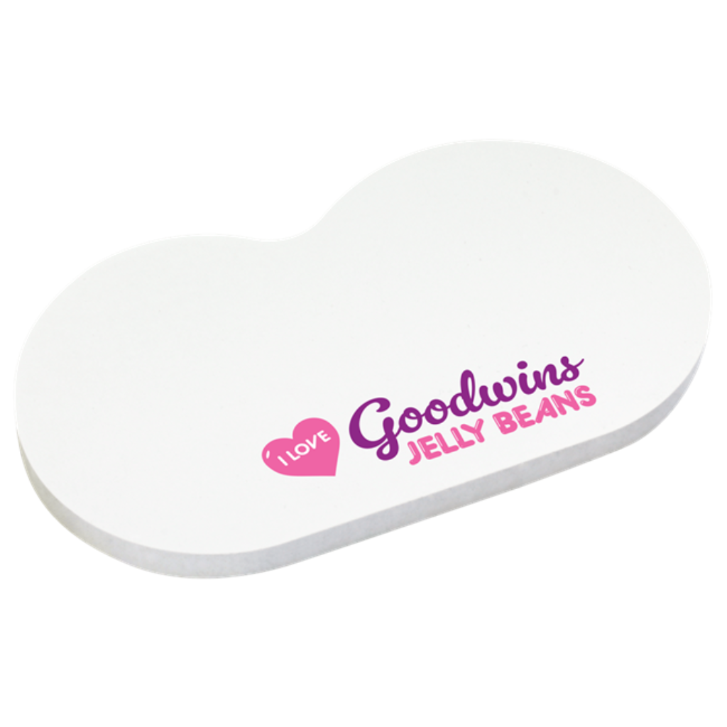 sticky-smart shape - bean – Totally Branded